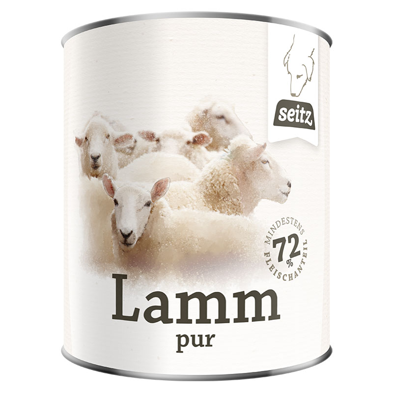 Seitz Hundefutter Lamm Pur 800g - Futtermarkt